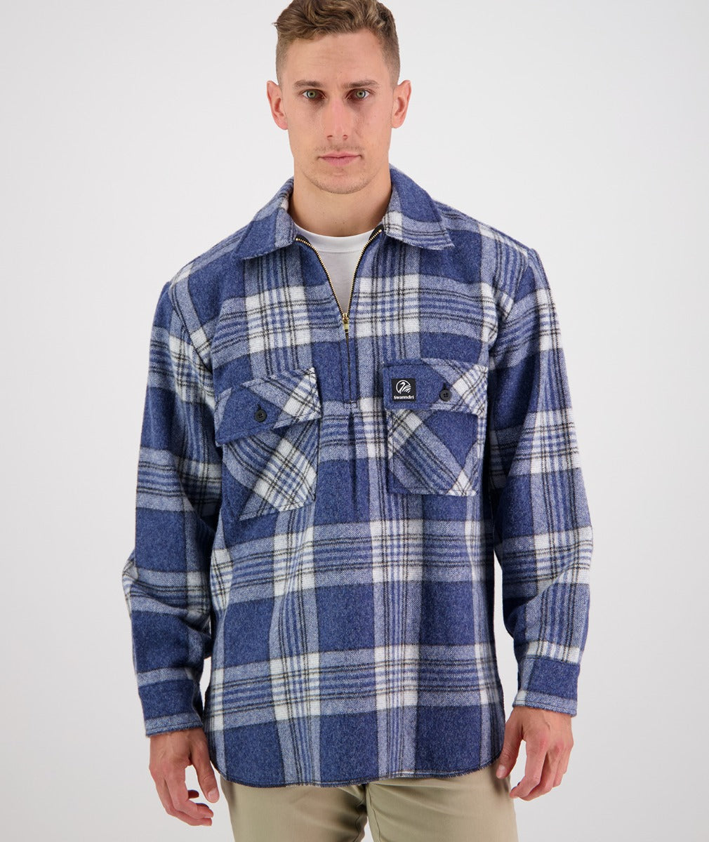Men's Ranger Wool Zip Front Bushshirt | Swanndri – LUCK•E